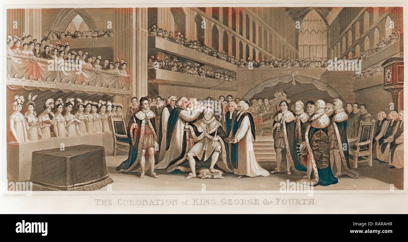 The coronation of King George the fourth / engraved by J. Chapman from ...