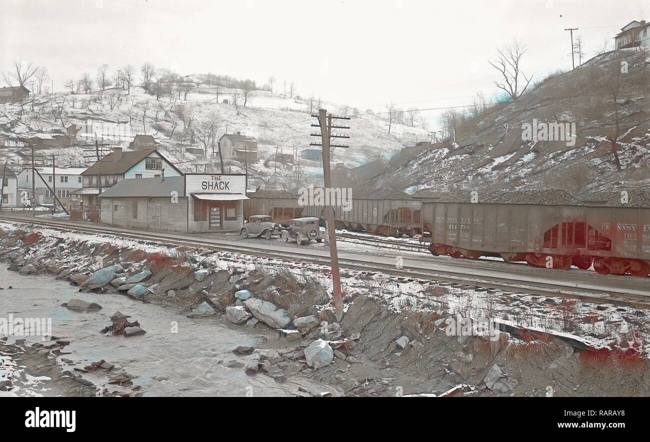 Scott's Run, West Virginia. The Shack Community Center - Scene is ...