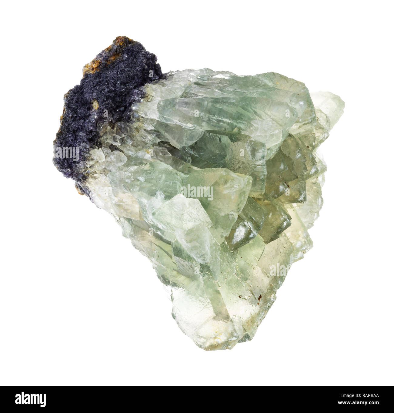 macro photography of natural mineral from geological collection - rough ...
