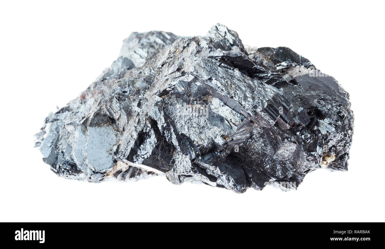 macro photography of natural mineral from geological collection - rough ...