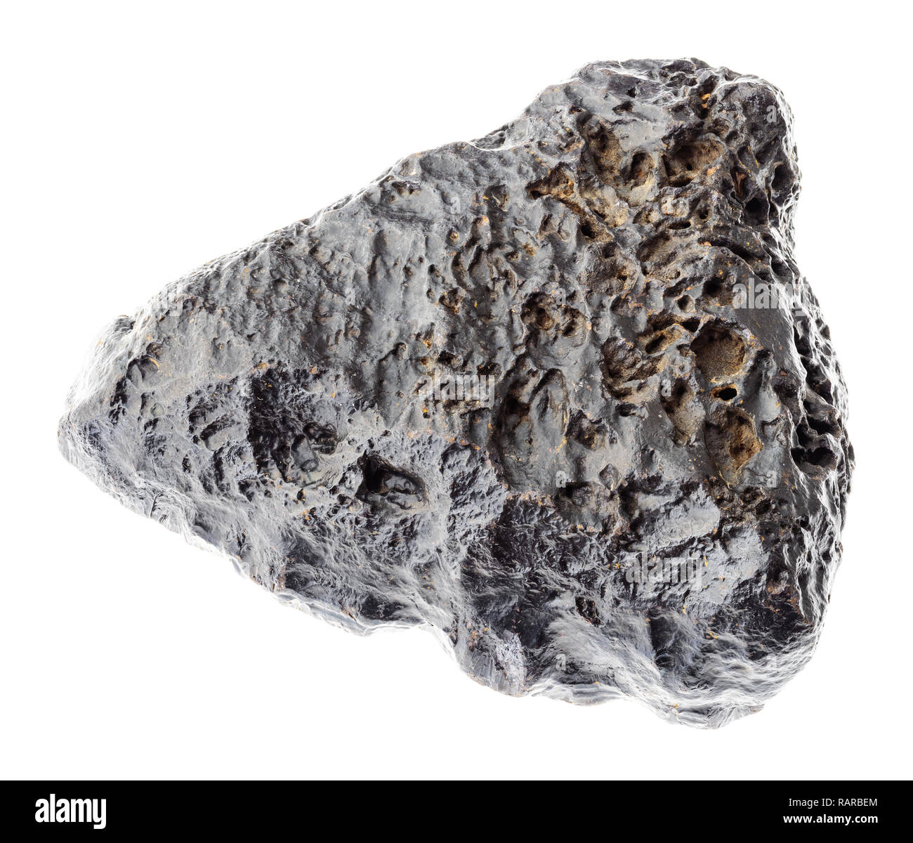 macro photography of natural mineral from geological collection - rough ...