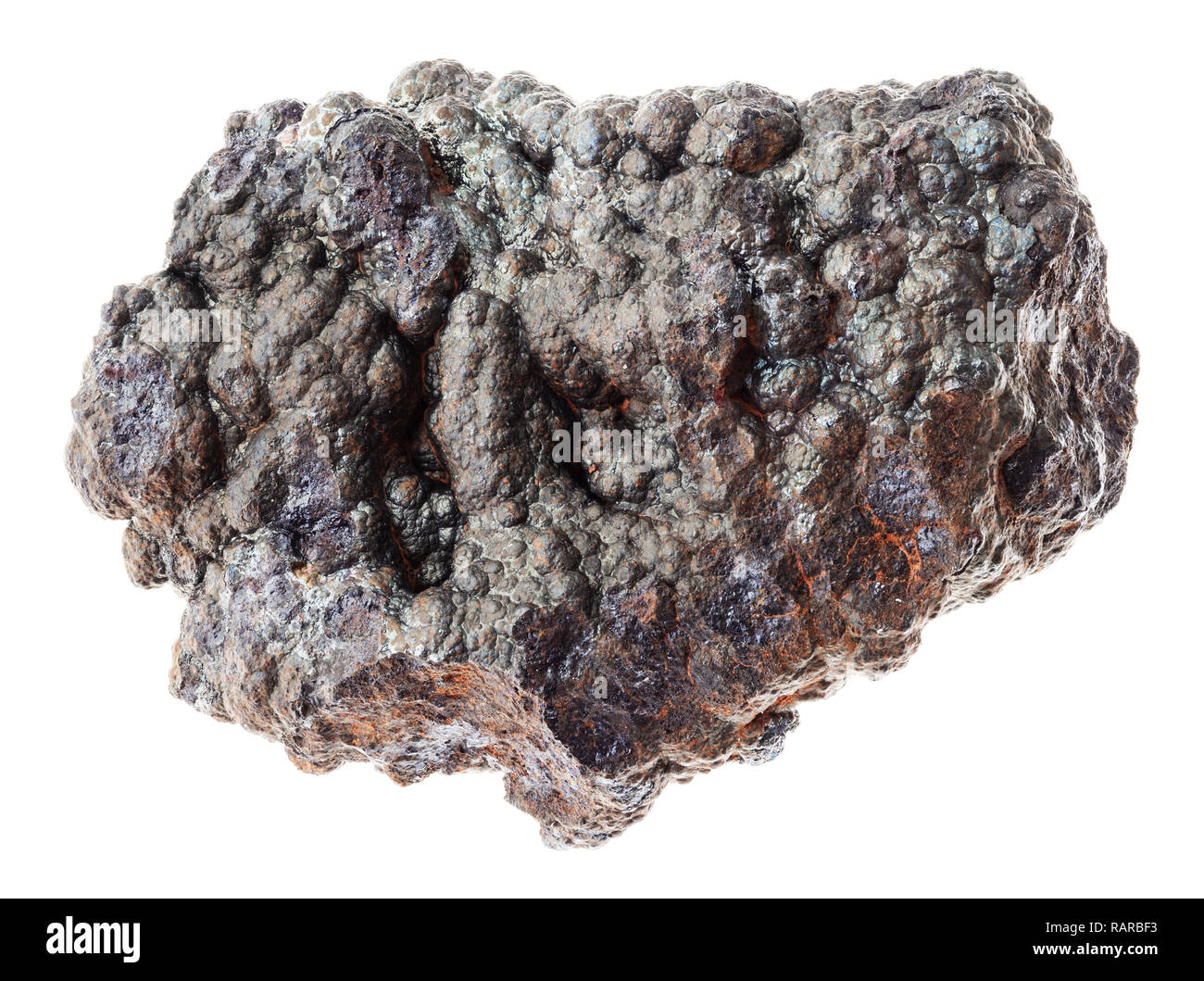 macro photography of natural mineral from geological collection - rough ...