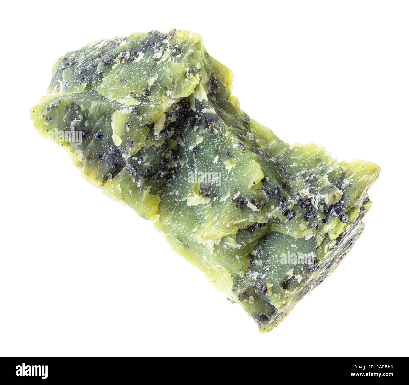 macro photography of natural mineral from geological collection - rough ...