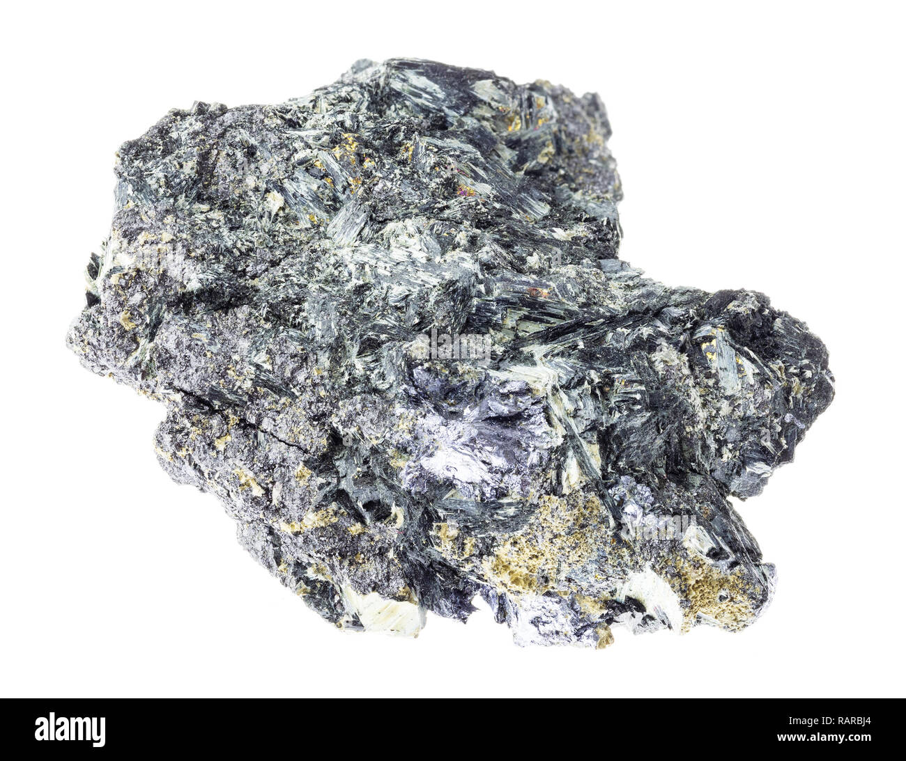 macro photography of natural mineral from geological collection - rough ...
