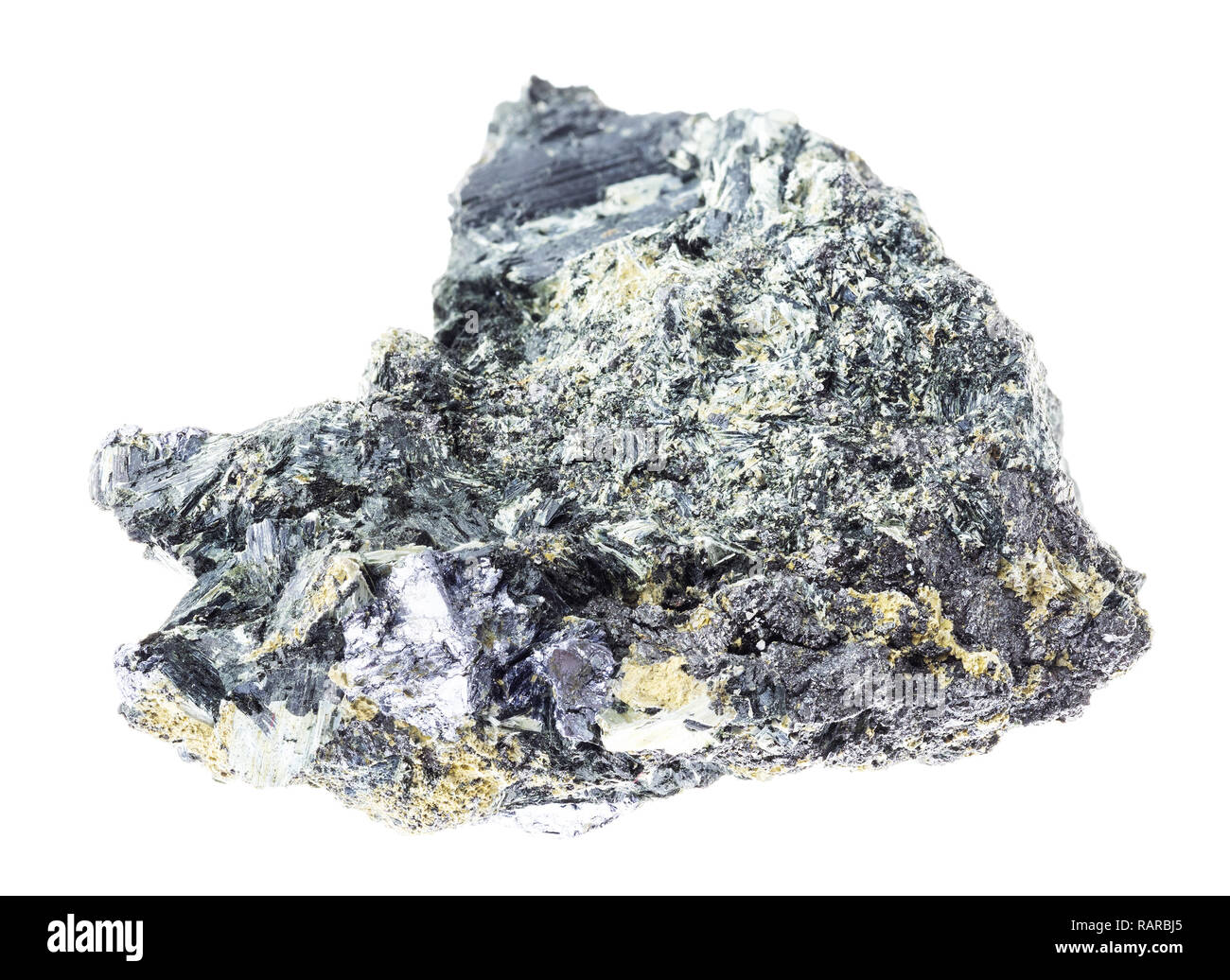 macro photography of natural mineral from geological collection - rough ...