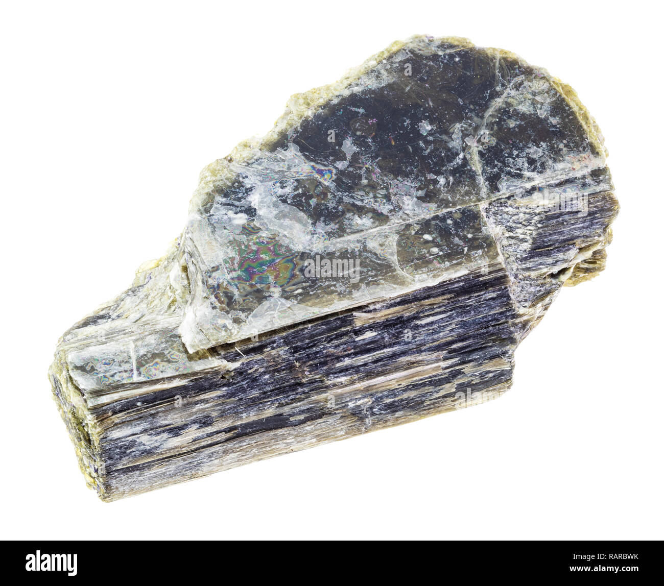 macro photography of natural mineral from geological collection - rough ...