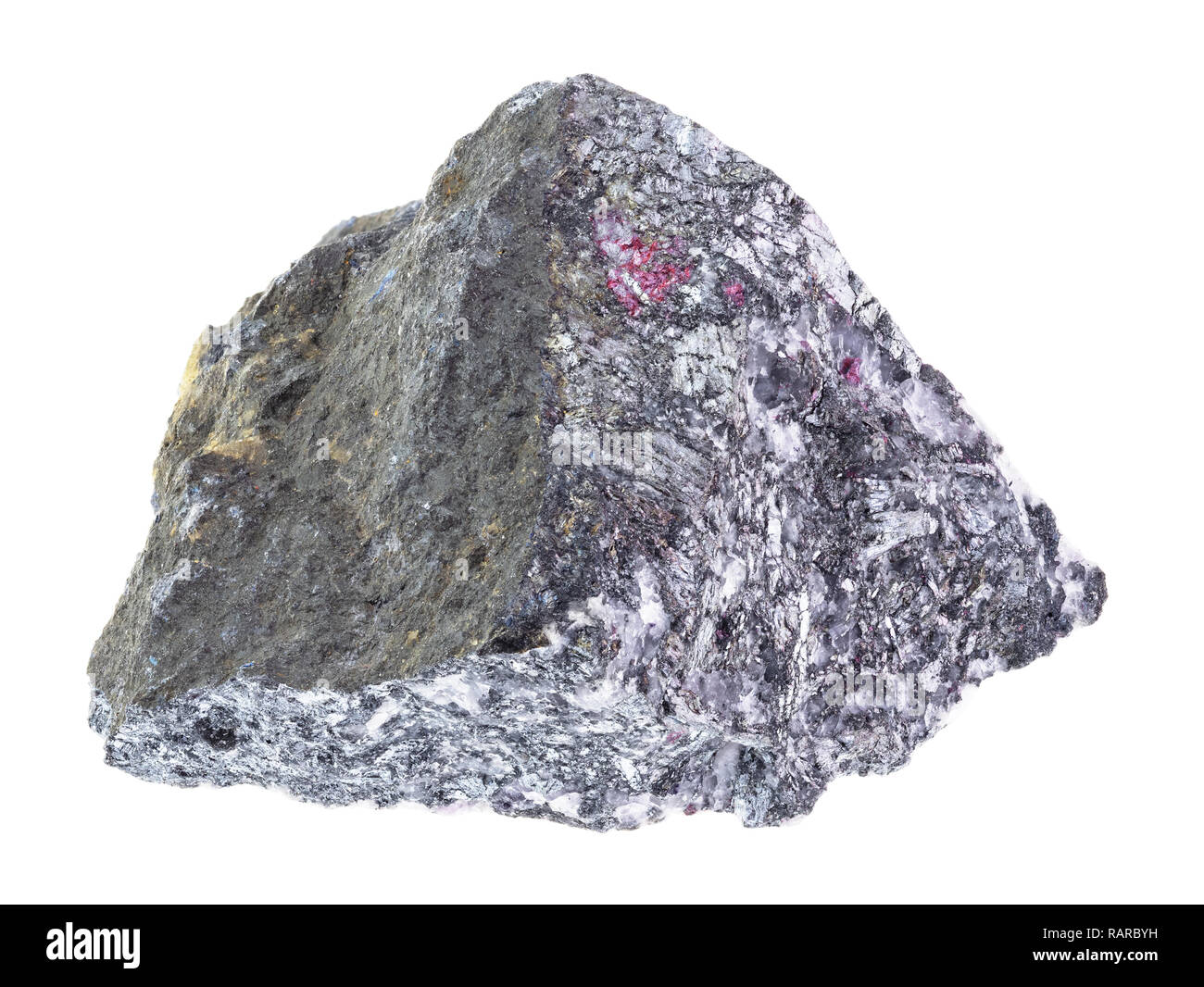 macro photography of natural mineral from geological collection - raw ...