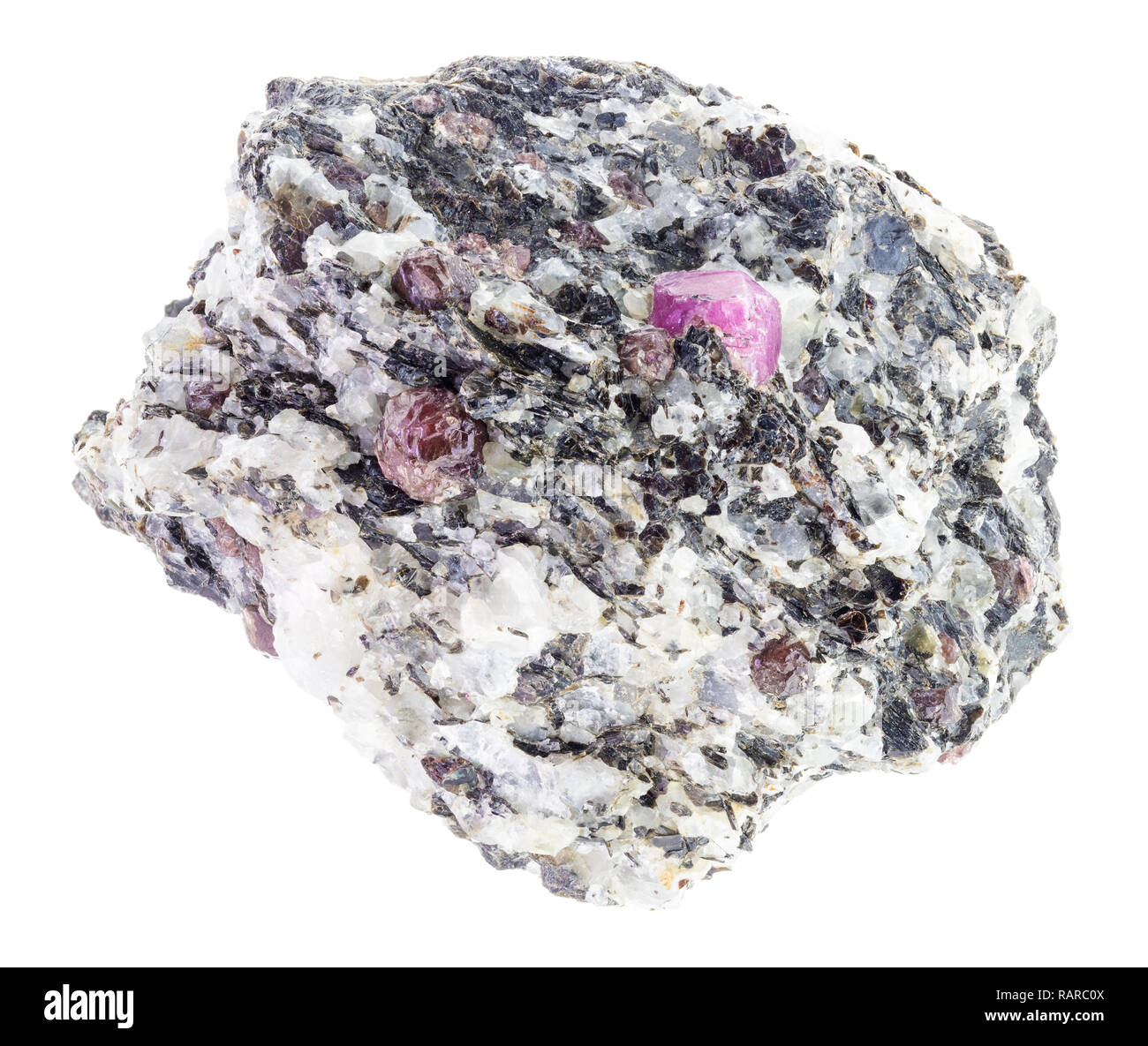 macro photography of natural mineral from geological collection ...