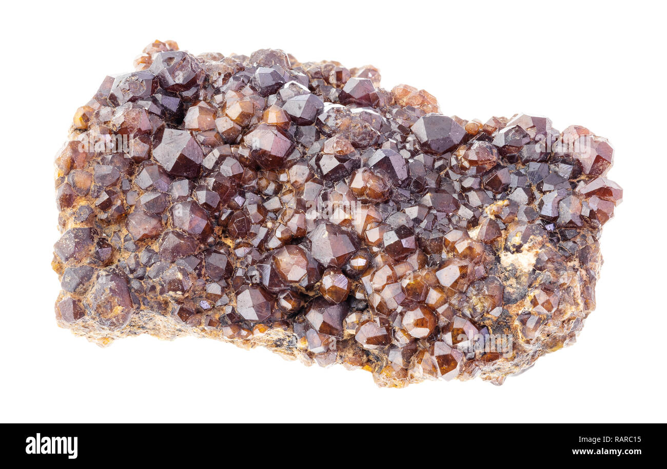 macro photography of natural mineral from geological collection - rough ...