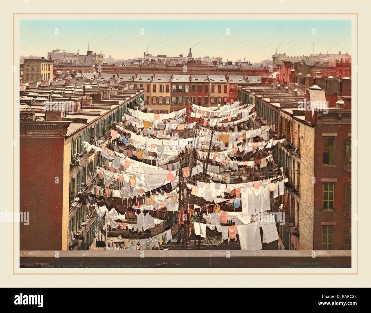 American 19th Century (Detroit Photographic Co.), A Monday Washing, New ...