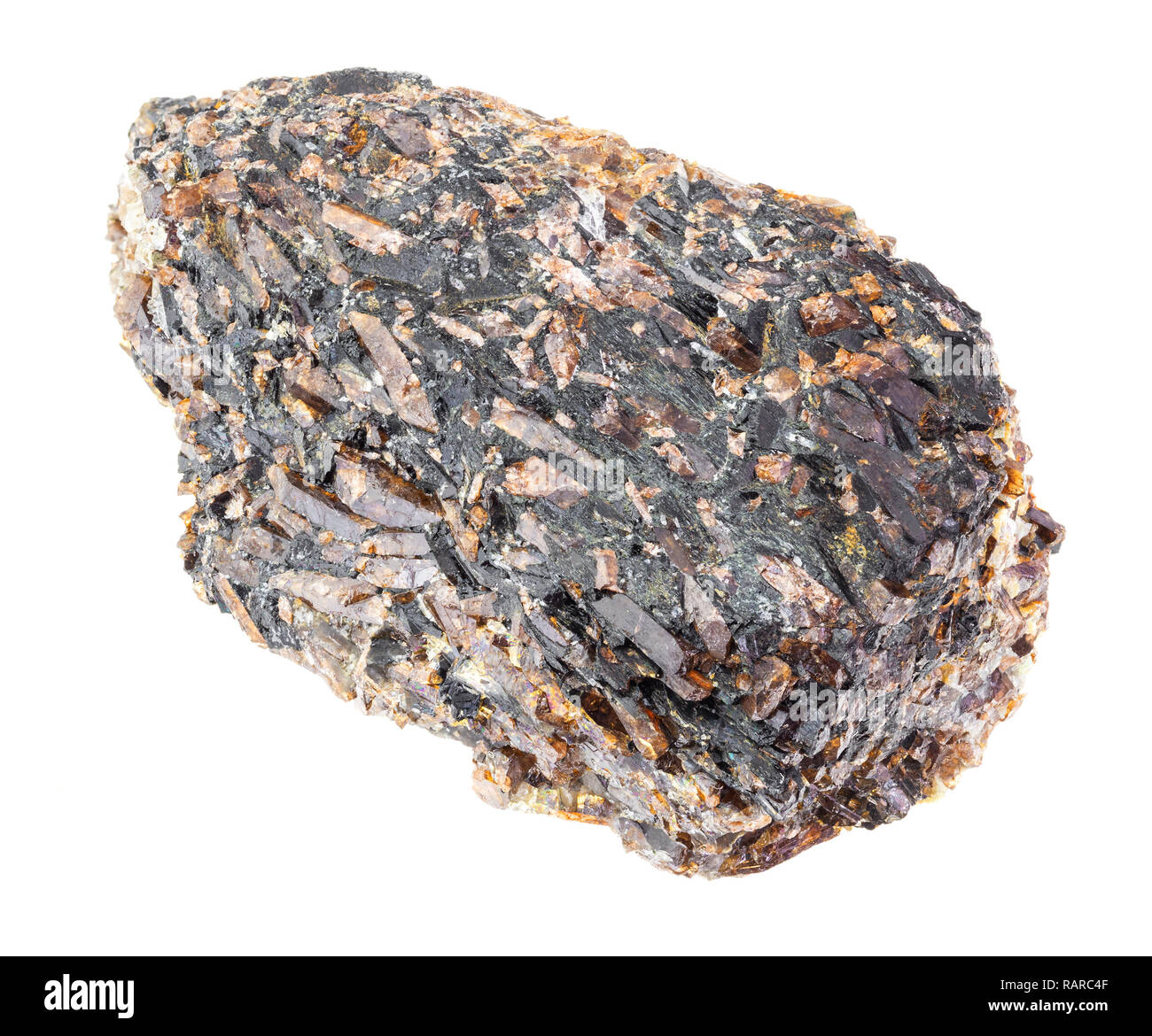 macro photography of natural mineral from geological collection - raw ...