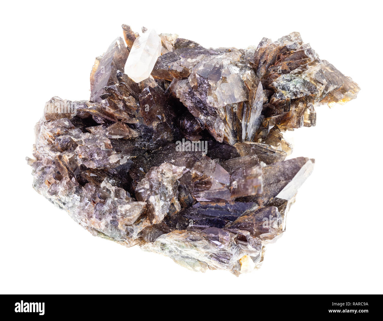 Brown quartz crystal geode hi-res stock photography and images - Alamy