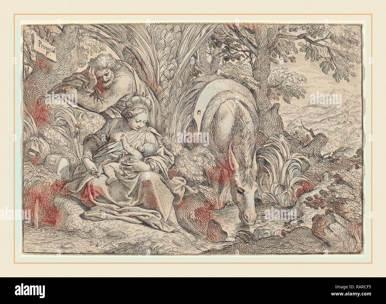 Camillo Procaccini (Italian, c. 1555-1629), The Rest on the Flight into ...