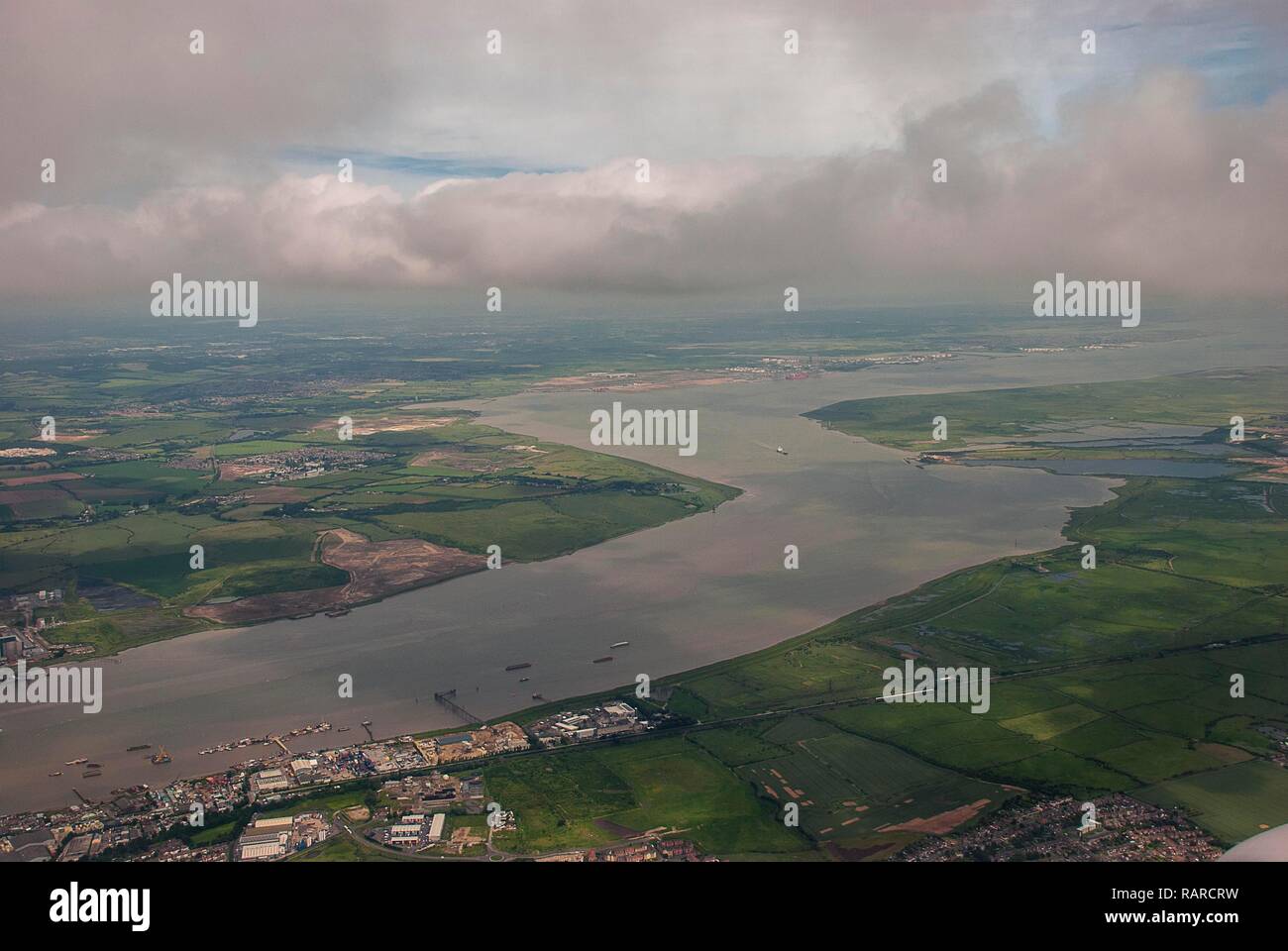 Thames estuary aerial hi-res stock photography and images - Alamy