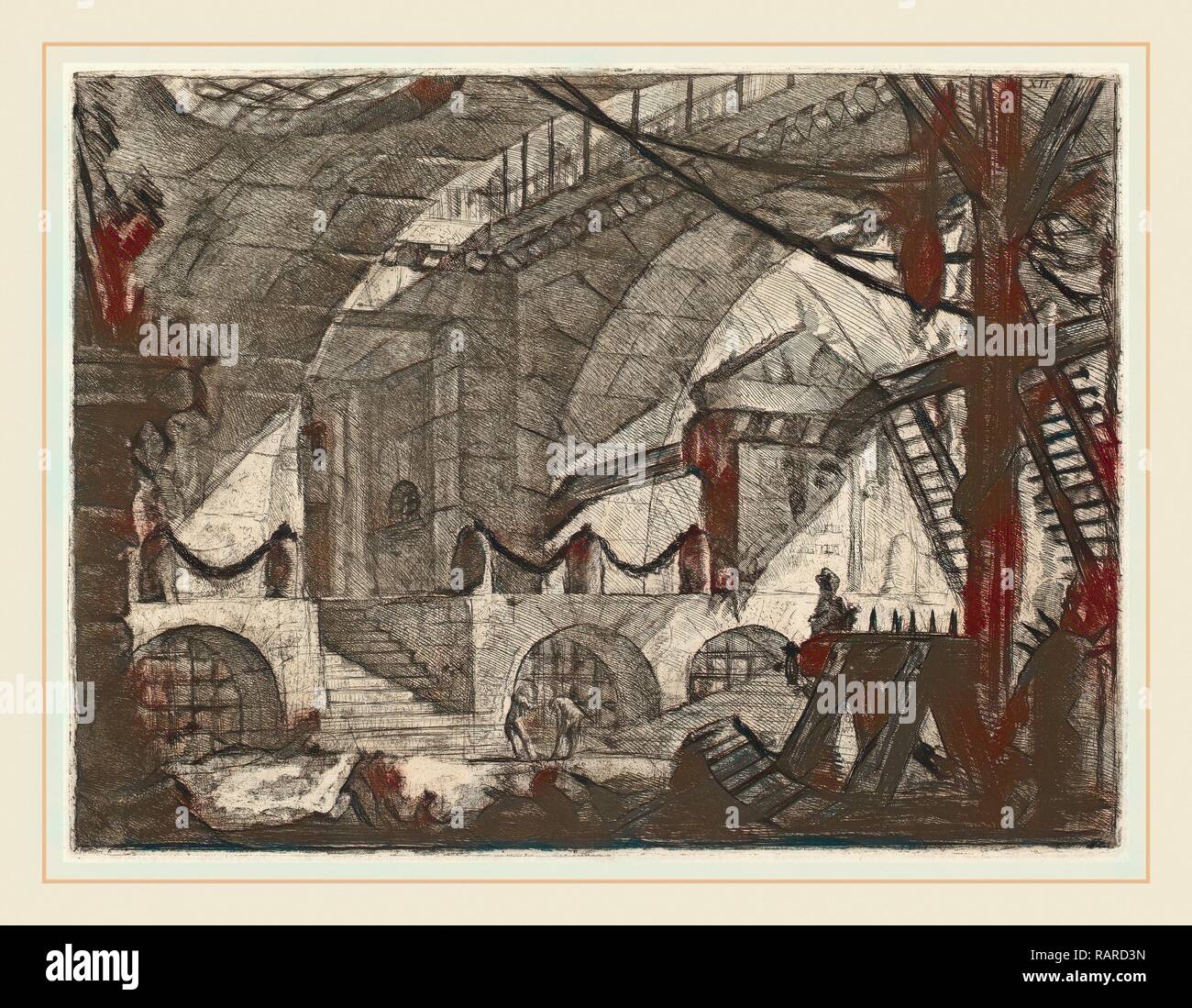 Giovanni Battista Piranesi (Italian, 1720-1778), The Sawhorse, 1780s ...