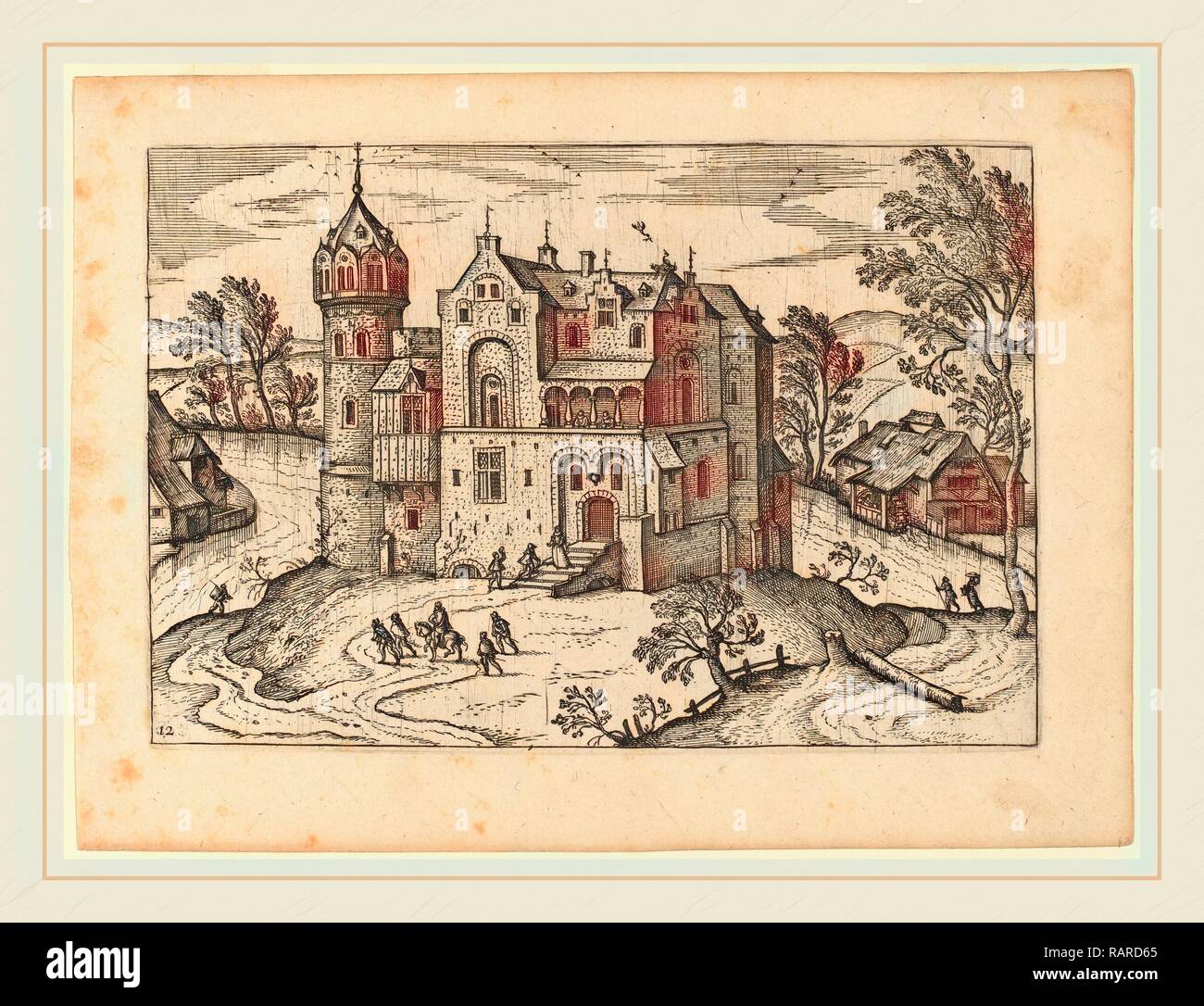 Netherlandish 16th Century, Castle by a River, published in or before ...