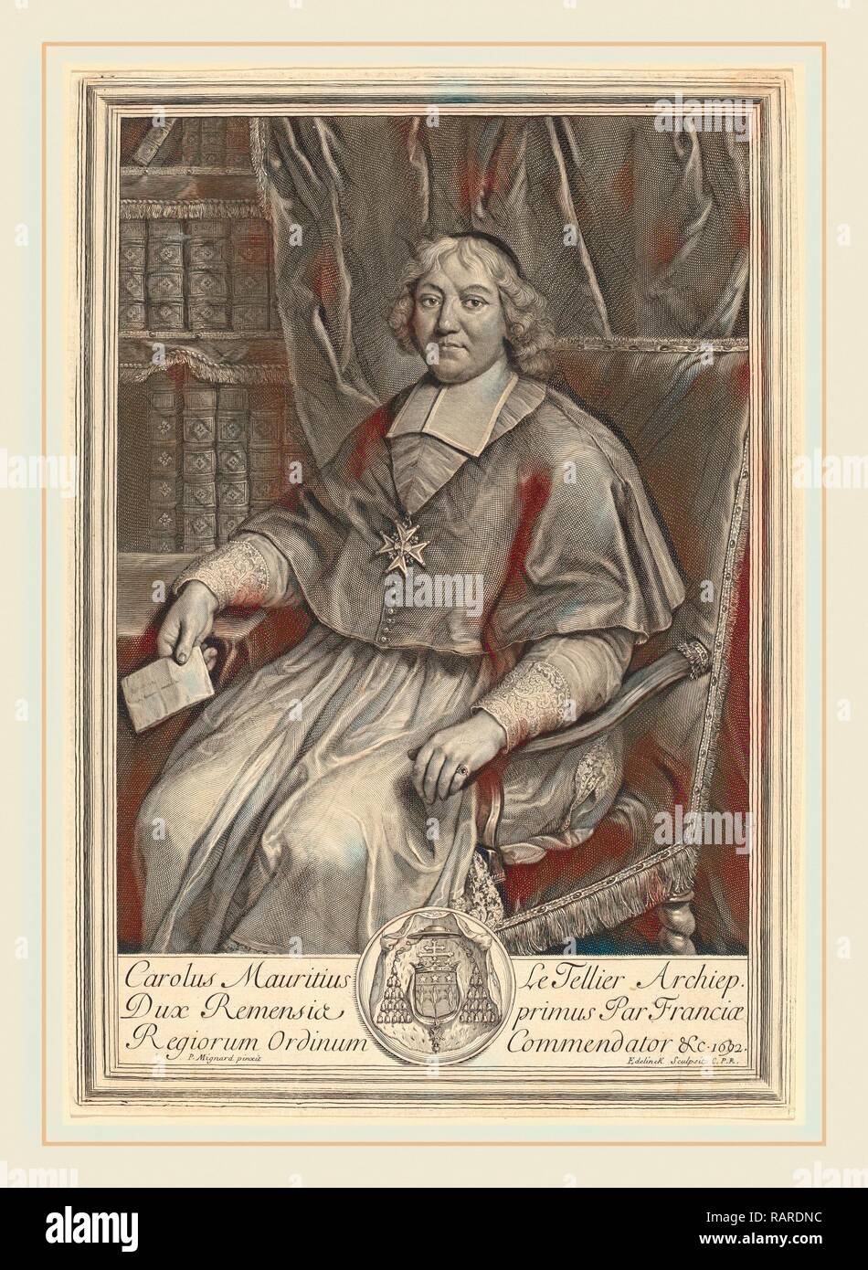 Gerard Edelinck after Pierre Mignard I (Flemish, 1640-1707), Charles ...