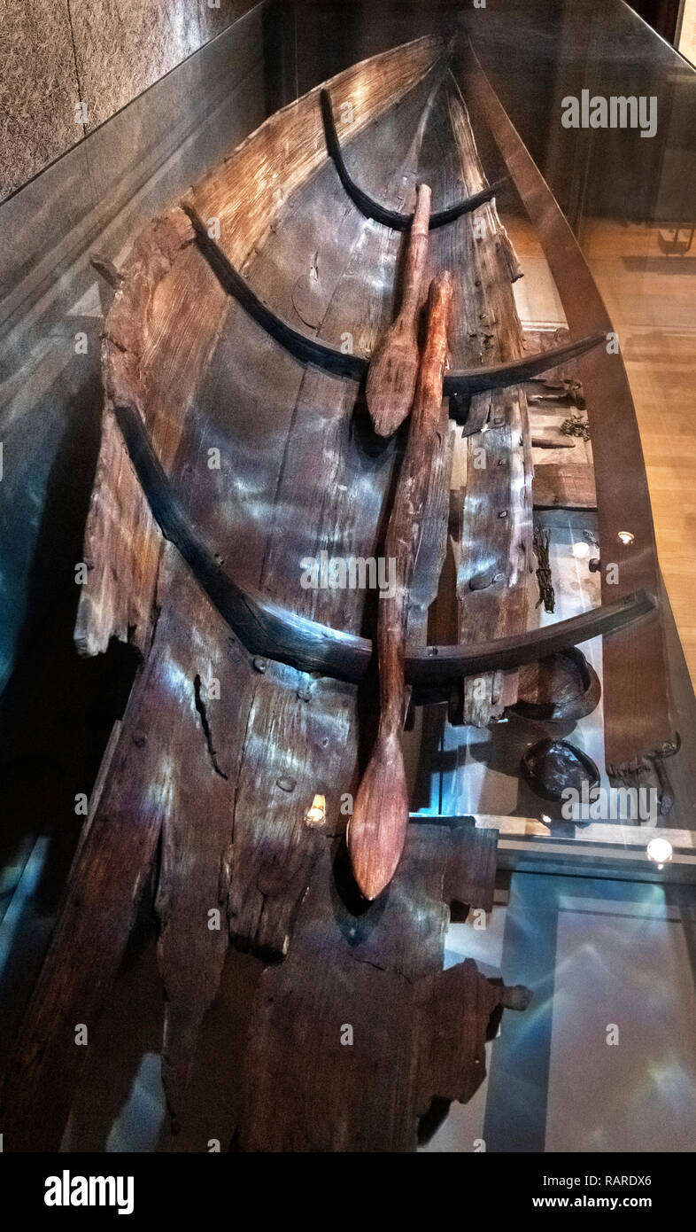 Viking boat from a grave in Arby, Swedish History Museum (Historiska ...