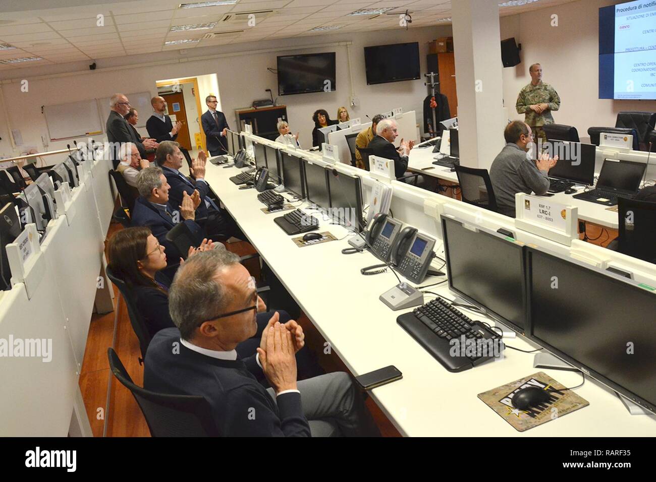 USAG Italy Garrison Commander Col. Erik M. Berdy explains the purpose ...