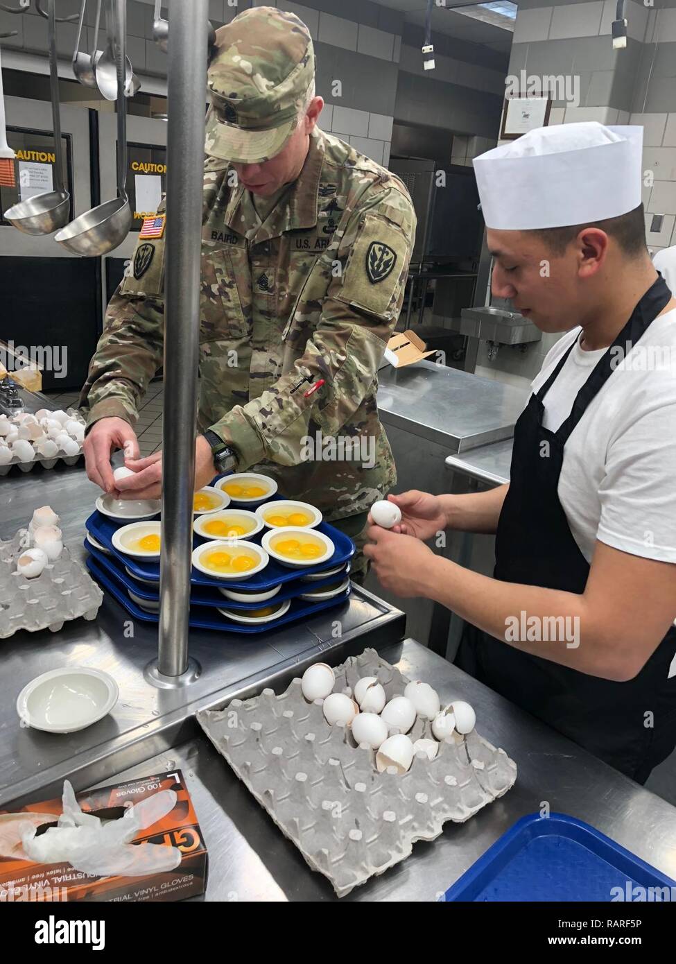 Command Sgt. Major Thomas Baird, left, 504th Military Intelligence ...
