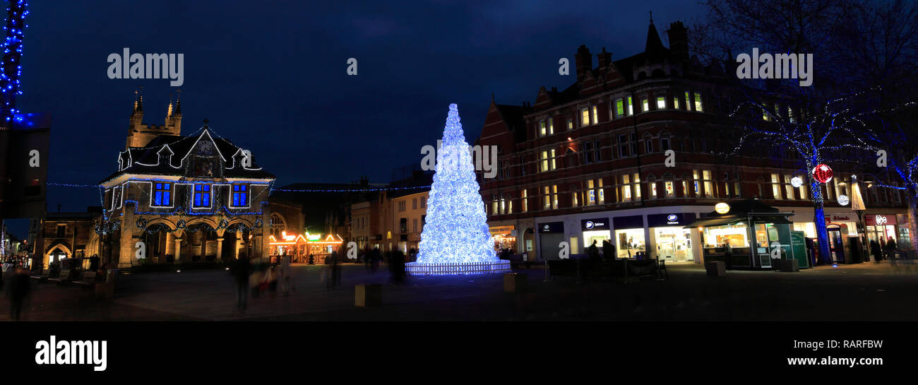 Christmas lights in peterborough hi-res stock photography and images ...