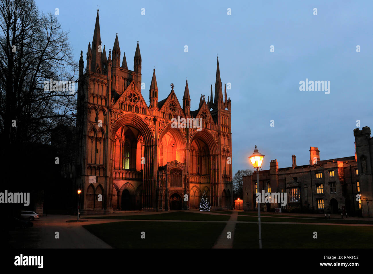Peterborough city centre night hi-res stock photography and images - Alamy