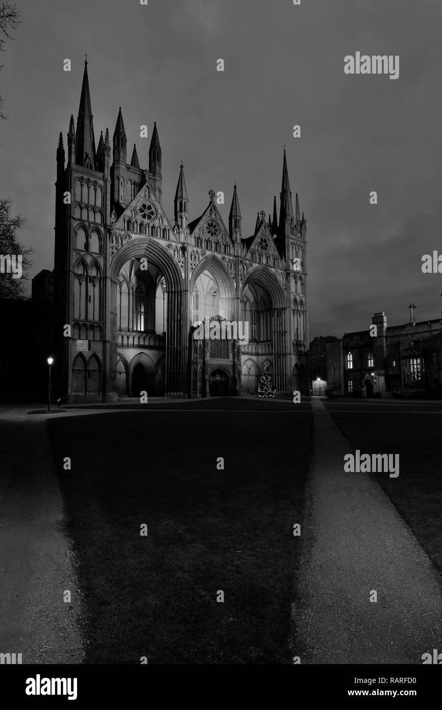 Peterborough city centre night hi-res stock photography and images - Alamy