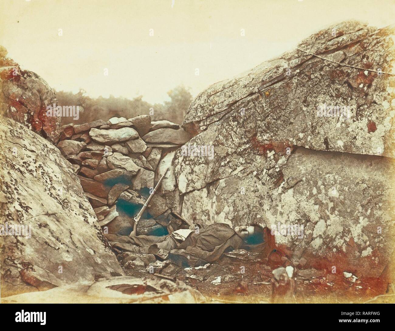 Corpse of a sniper of the southern armies, Alexander Gardner, 1863 ...