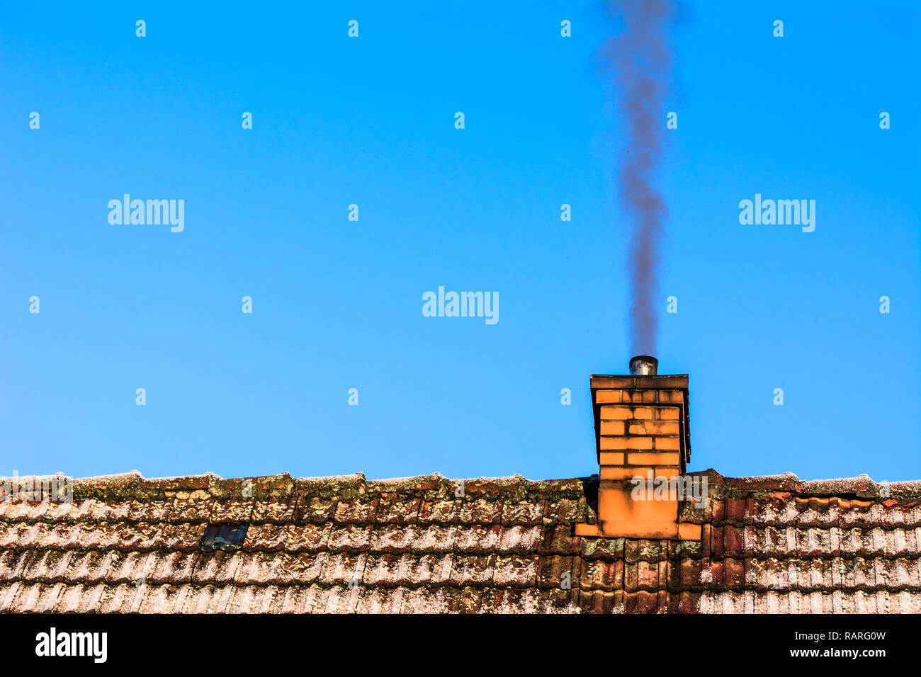 Air pollution in the home heating hi-res stock photography and images ...