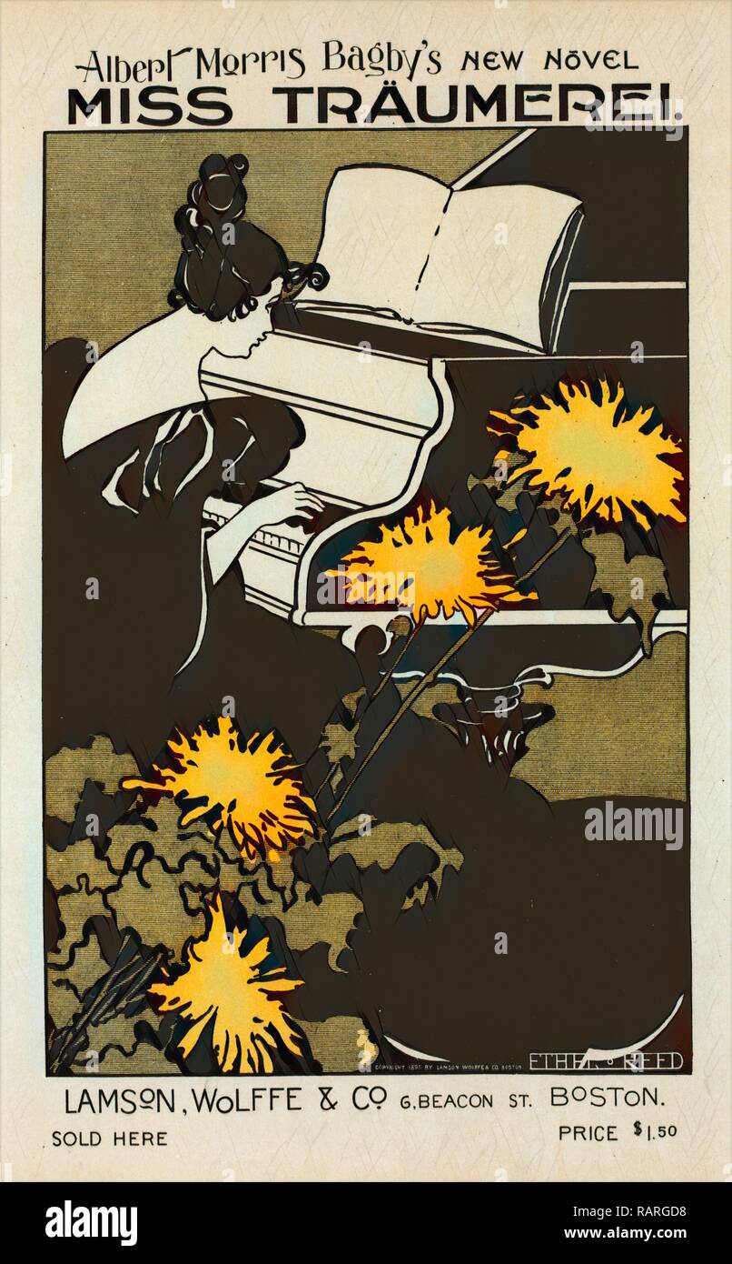 American poster for le roman Miss Träumerei. Ethel Reed 1874-1912 ...