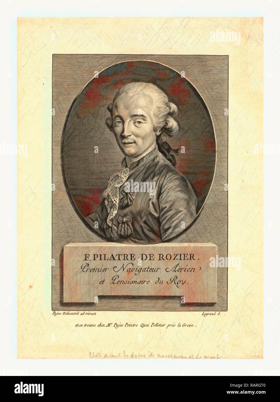 1783 pilatre de rozier hi-res stock photography and images - Alamy