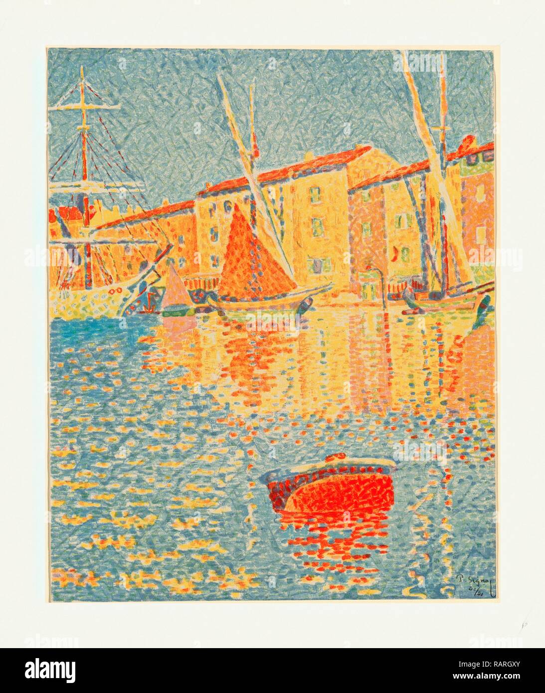 Paul Signac (French, 1863 - 1935 ), The Buoy (La bouee), 1894, color ...