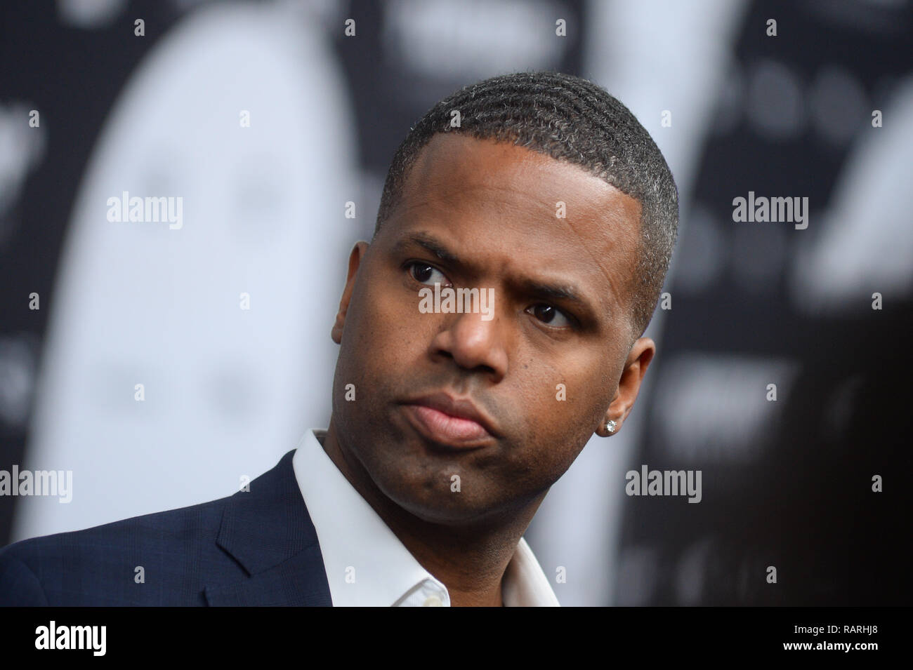 ‘Extra’ host A.J. Calloway attends the 2018 Turner Upfront at One Penn ...