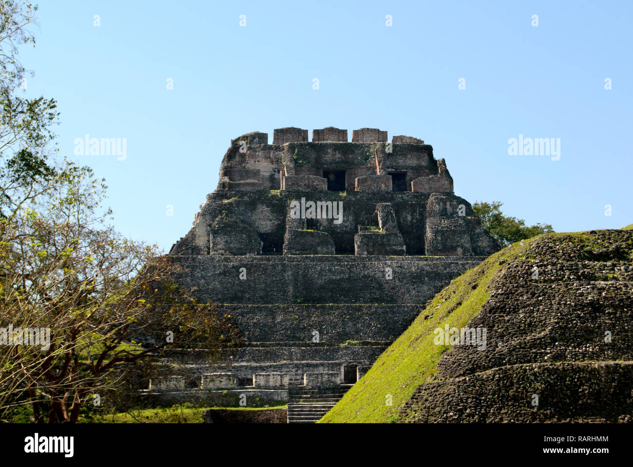 Xunantunich, an Ancient Mayan archaeological site in western Belize ...