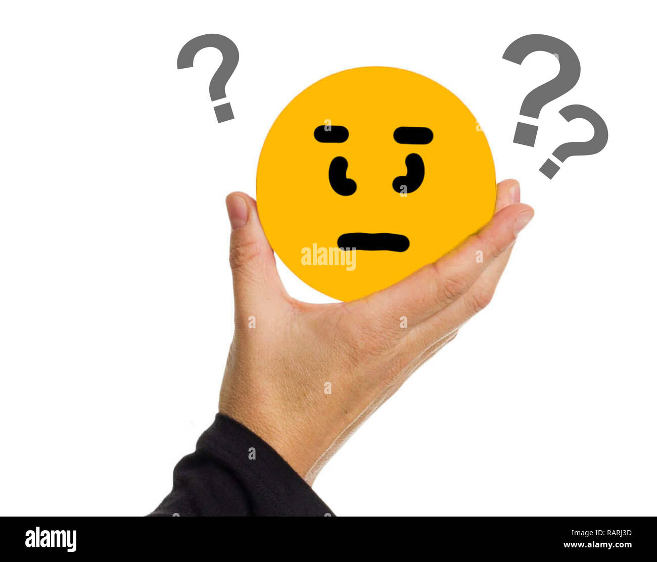 Question Mark Face Emoticon