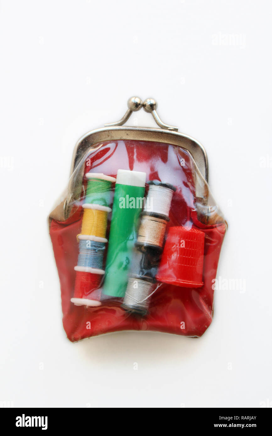 Sewing purse, close-up Stock Photo - Alamy
