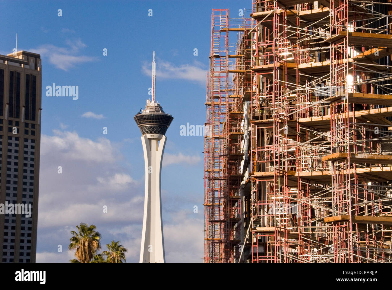 The 1,149 ft. Stratosphere Tower, tallest freestanding observation ...