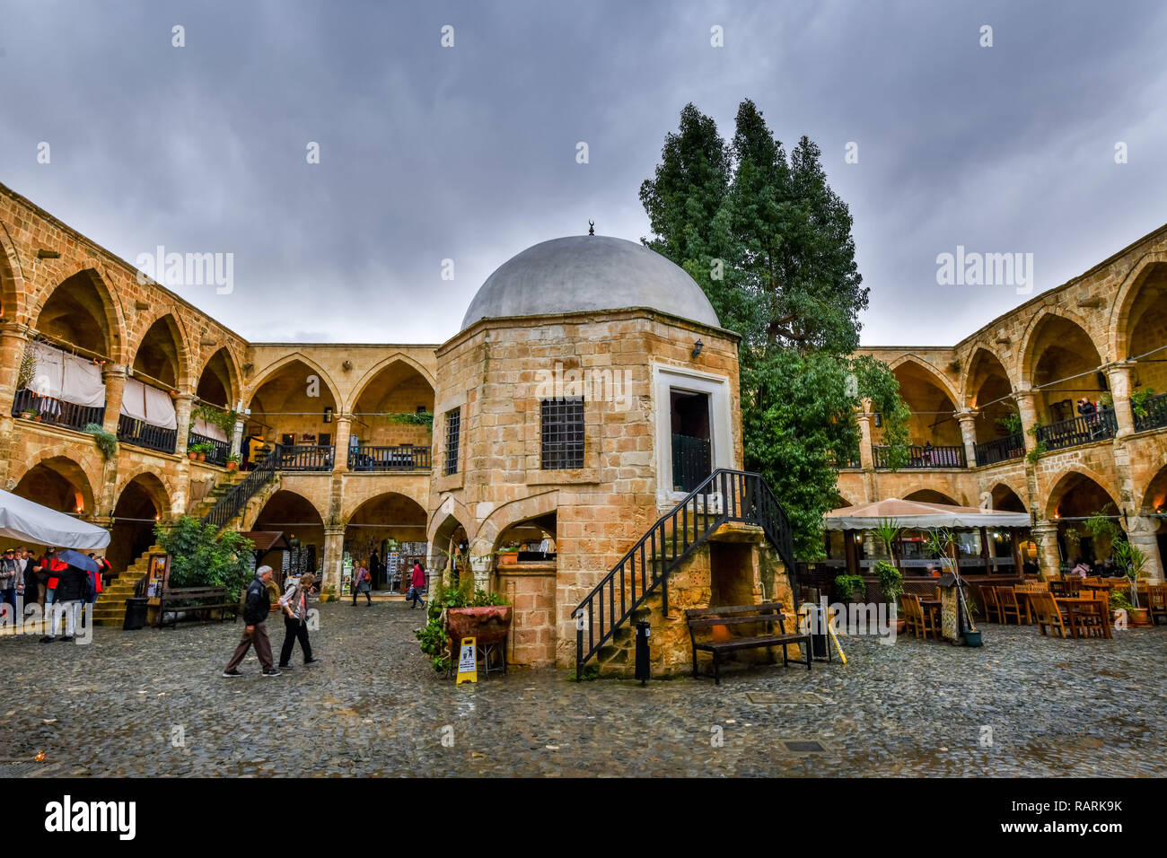 Caravanserai Bueyuek Han, Nicosia, Turkish republic of north cyprus ...
