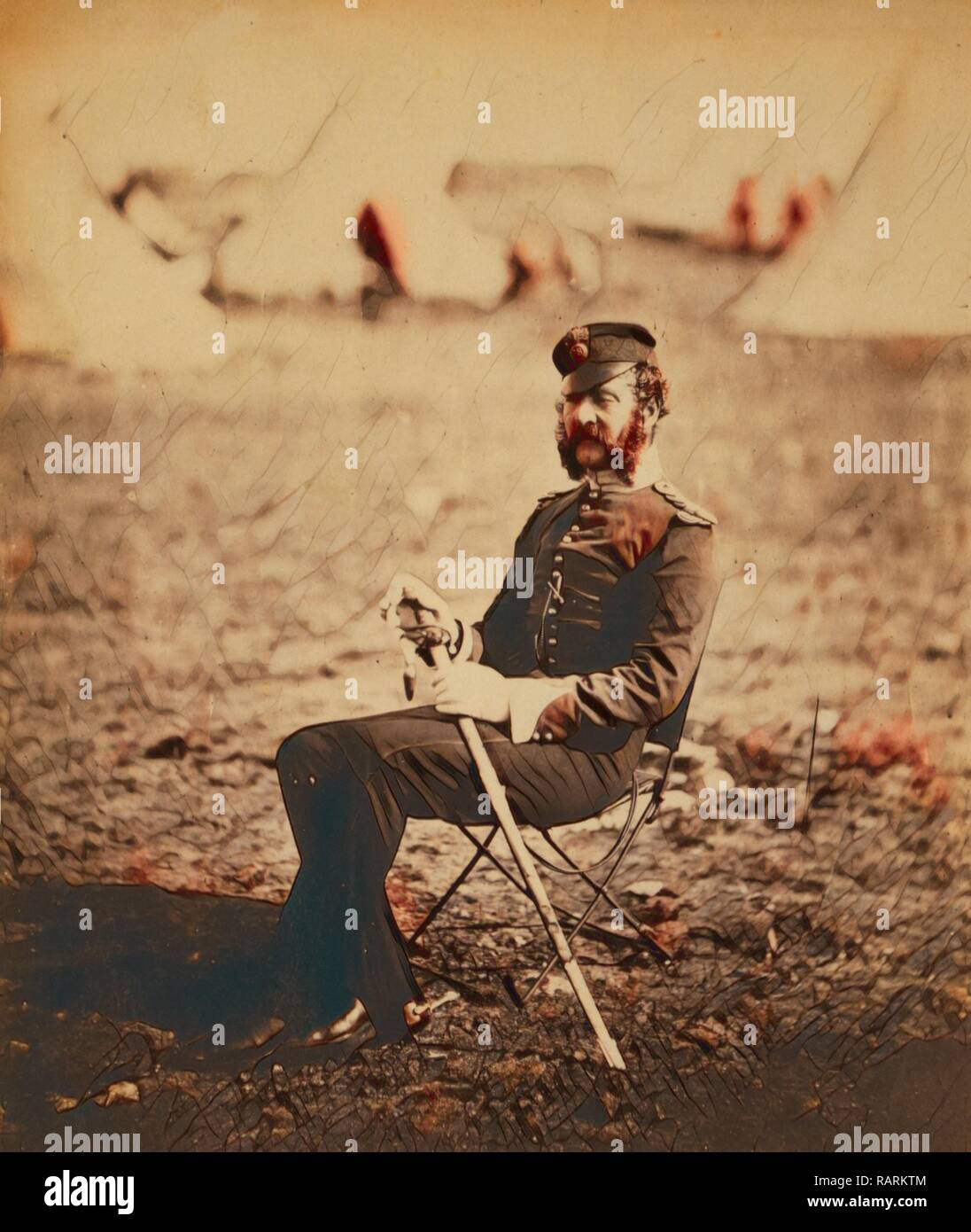 Major Butler, 28th Regiment, Crimean War, 1853-1856, Roger Fenton ...