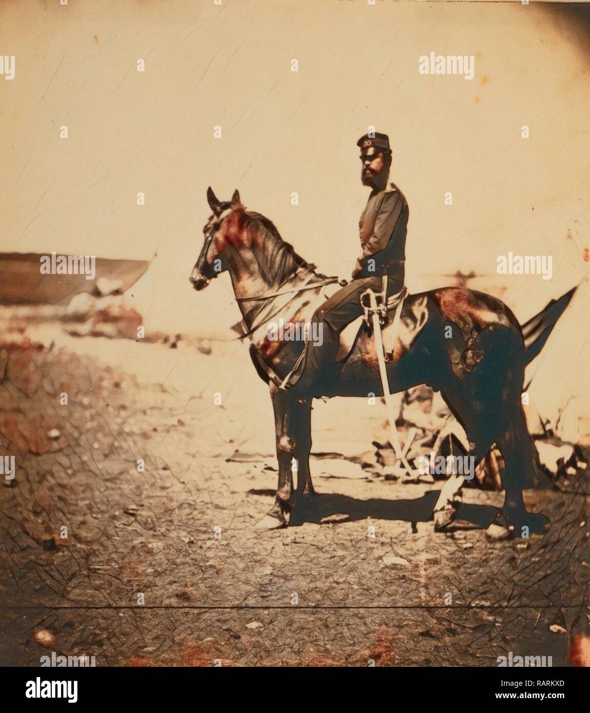 Captain Walker, 30th Regiment, Crimean War, 1853-1856, Roger Fenton ...