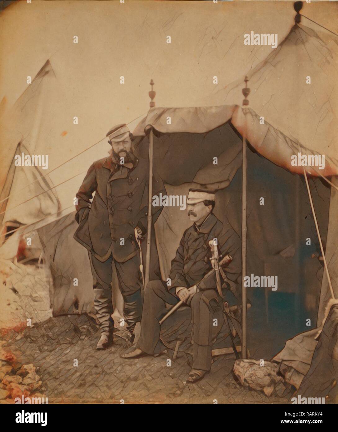 Lieutenant General Sir John Campbell & Captain Hume, his aide-de-camp ...