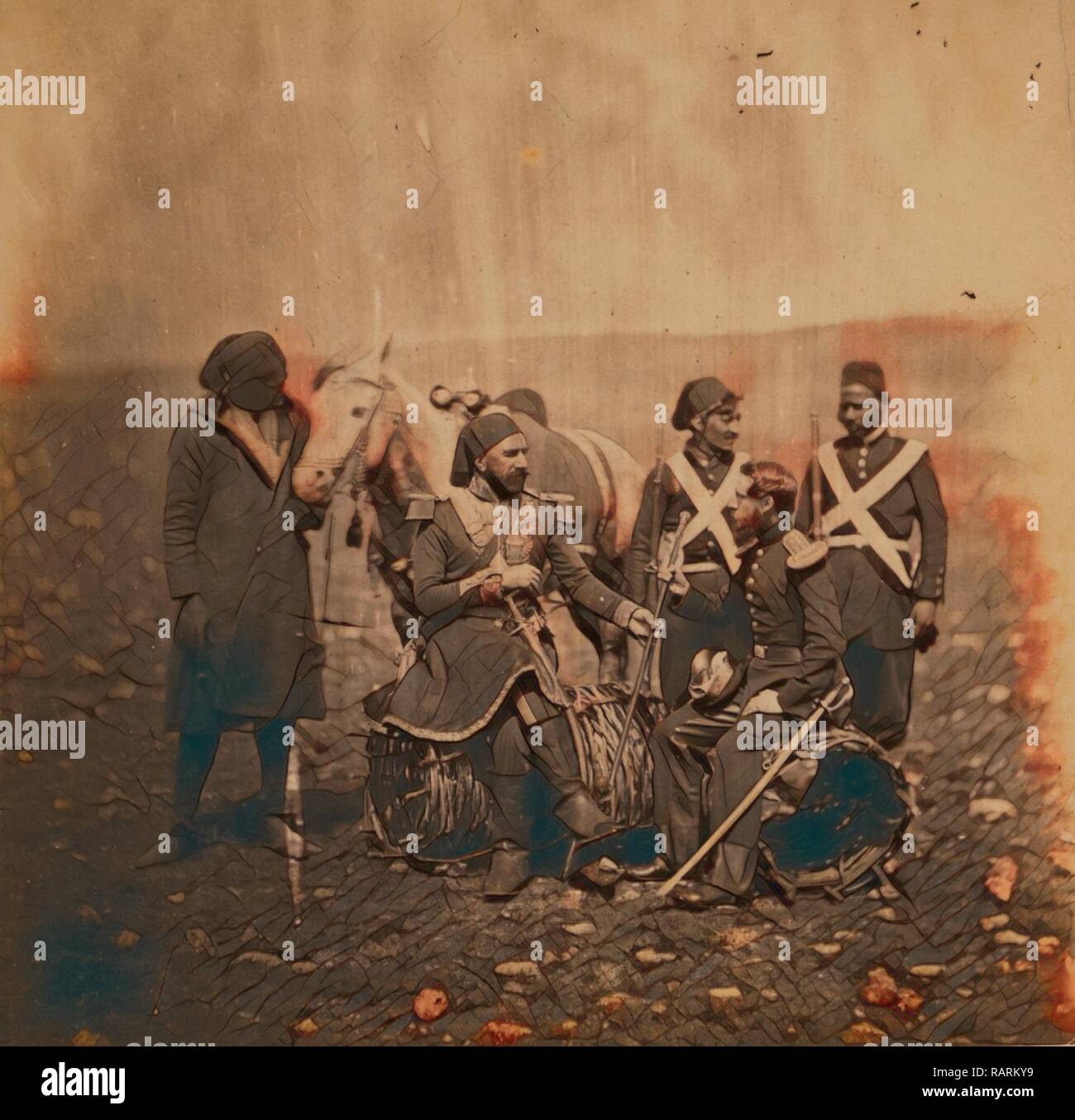 Ismail Pacha & Mr. Thompson of the Commissariat, Crimean War, 1853-1856 ...