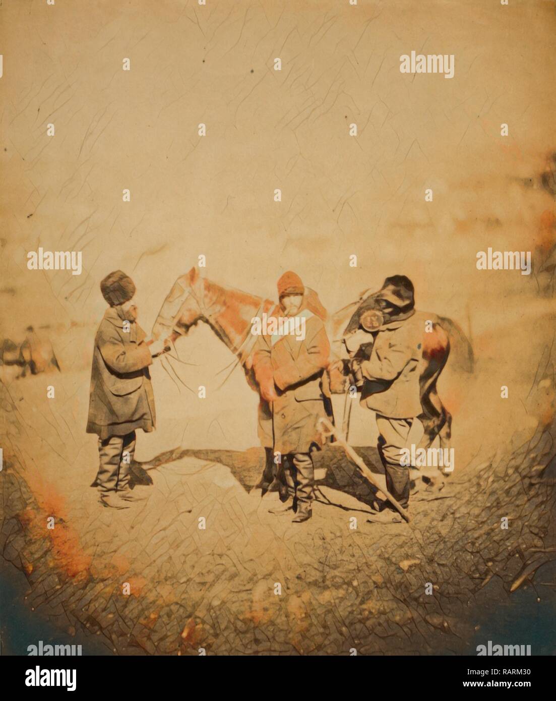 Captain Portal, 4th Light Dragoons equipped for Balaklava, Crimean War ...