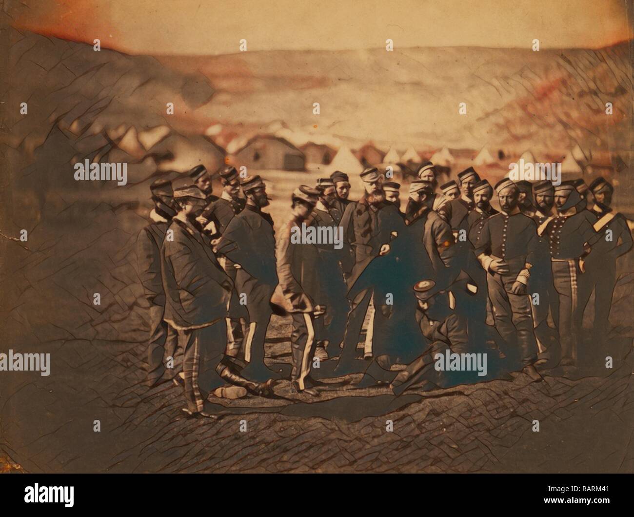 Colonel Doherty, officers & men of the 13th Light Dragoons, Crimean War ...