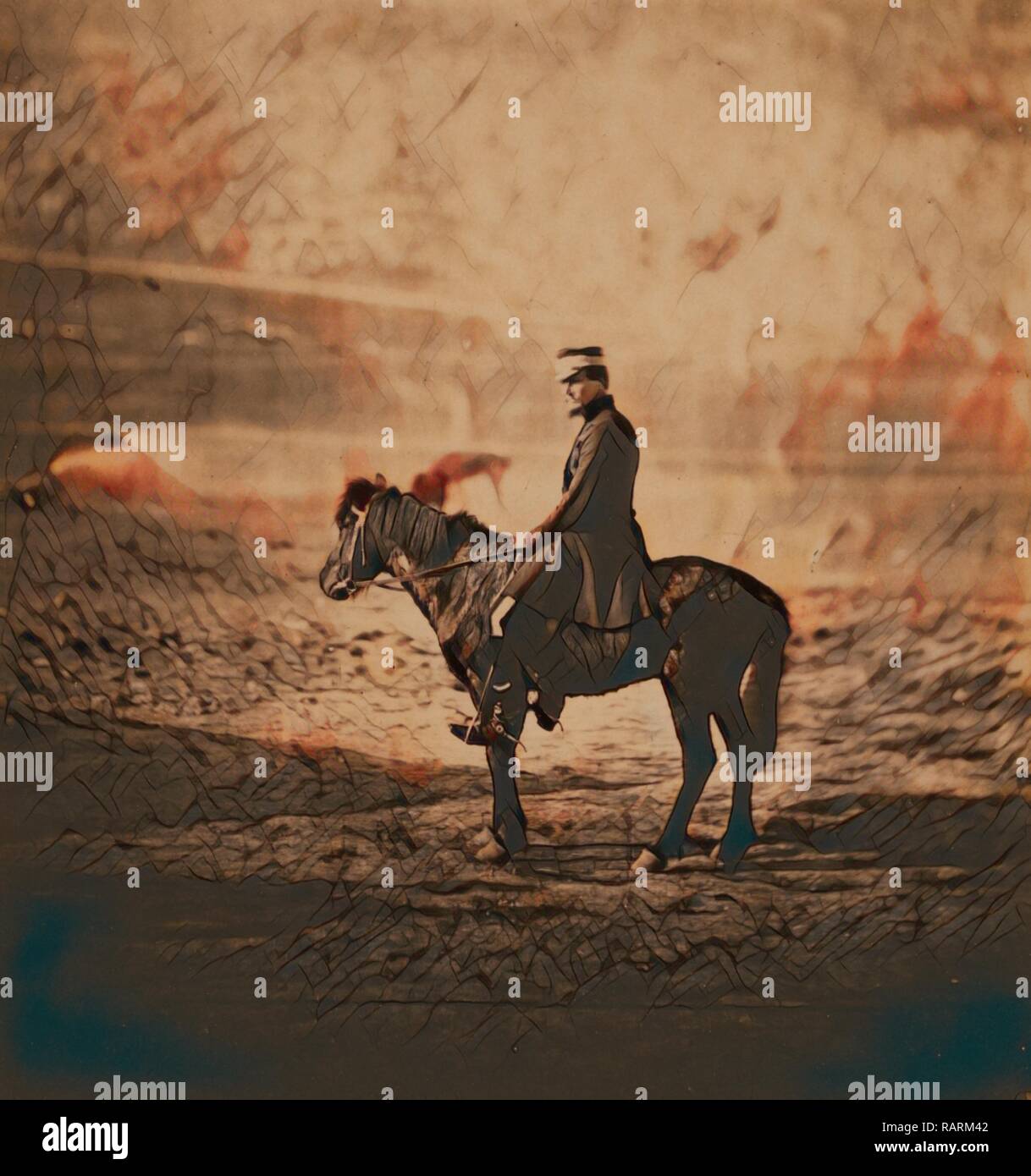 Captain Halford, 5th Dragoons, Crimean War, 1853-1856, Roger Fenton ...