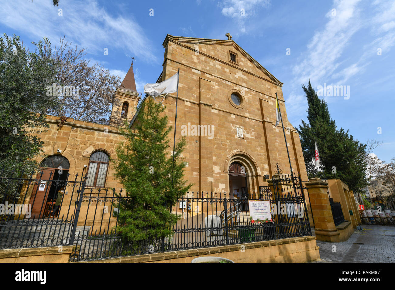 Catholic church, Holy cross, Pafou, Nicosia, republic Cyprus ...
