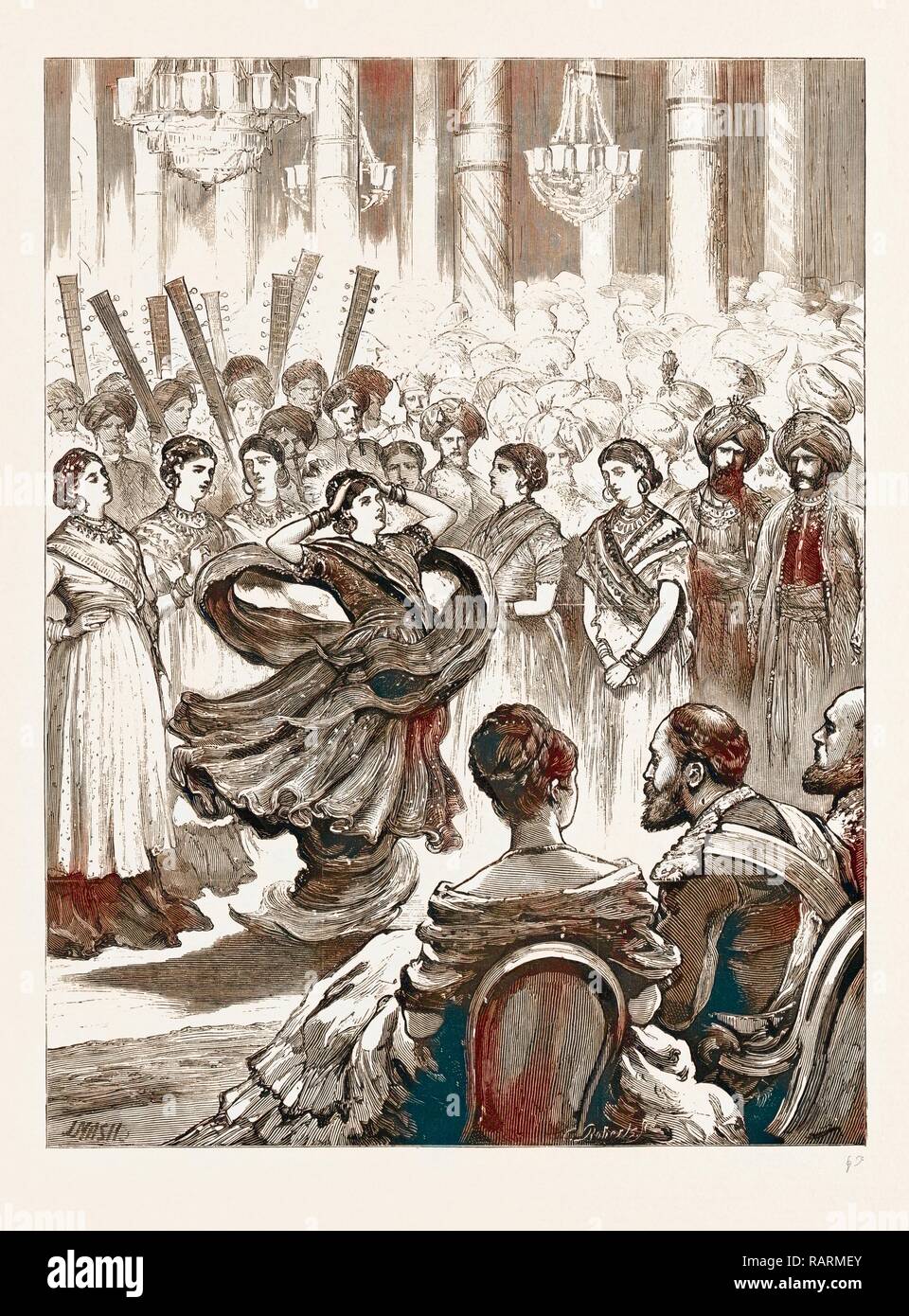 Nautch dance hi-res stock photography and images - Alamy