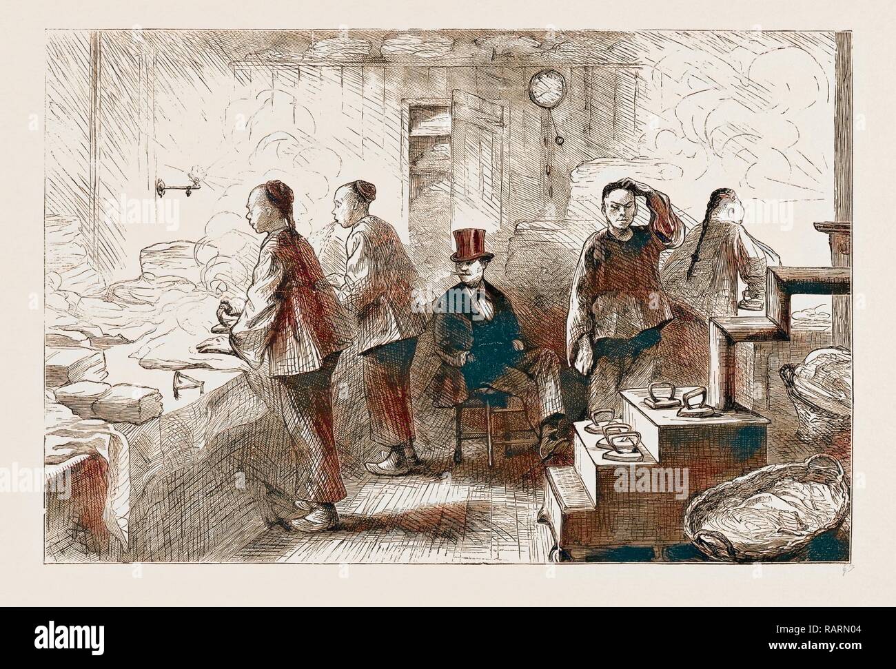 Chinese laundry 19th century hi-res stock photography and images - Alamy