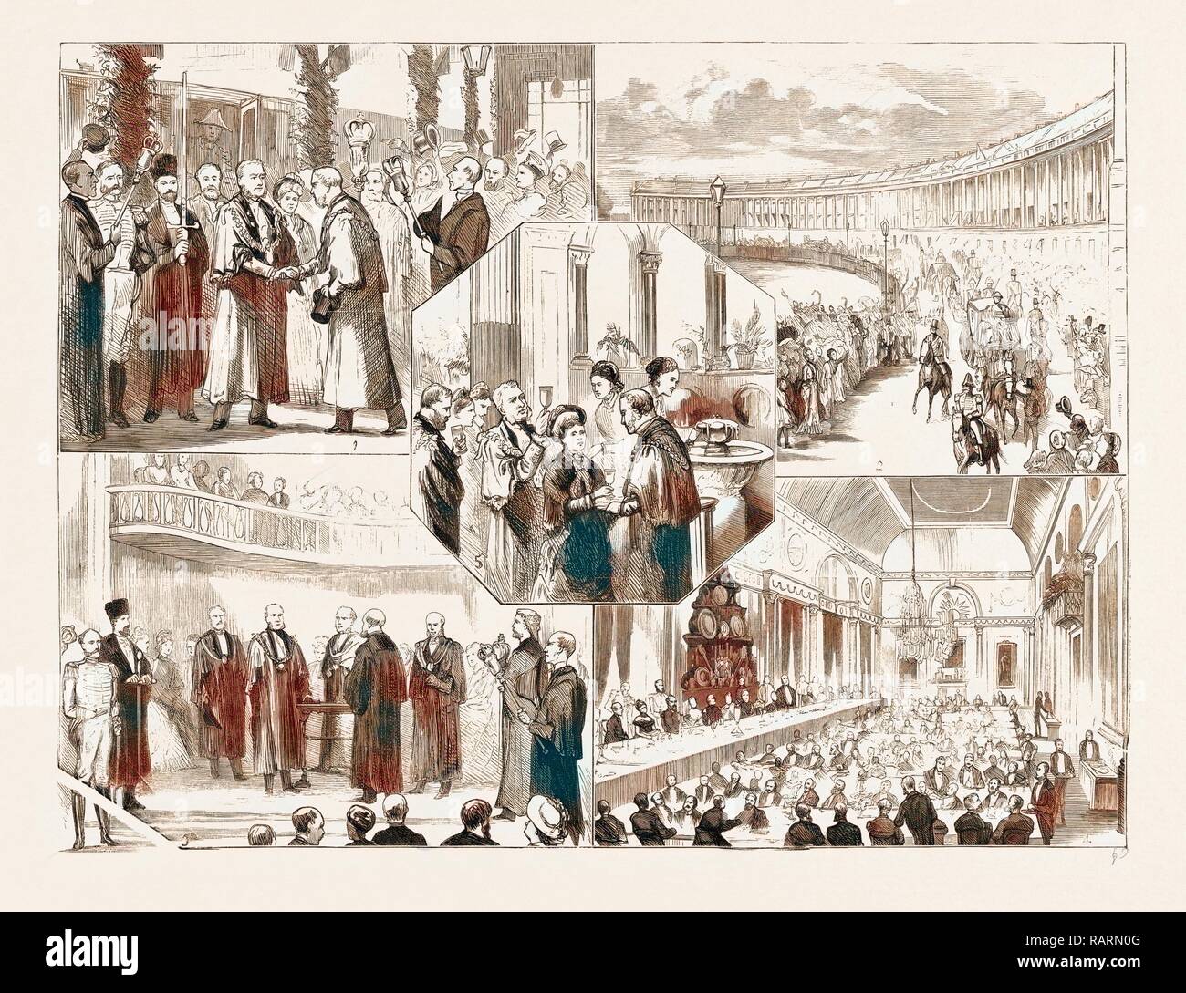 THE LORD MAYOR OF LONDON'S STATE VISIT TO BATH, UK, 1876: 1. The ...