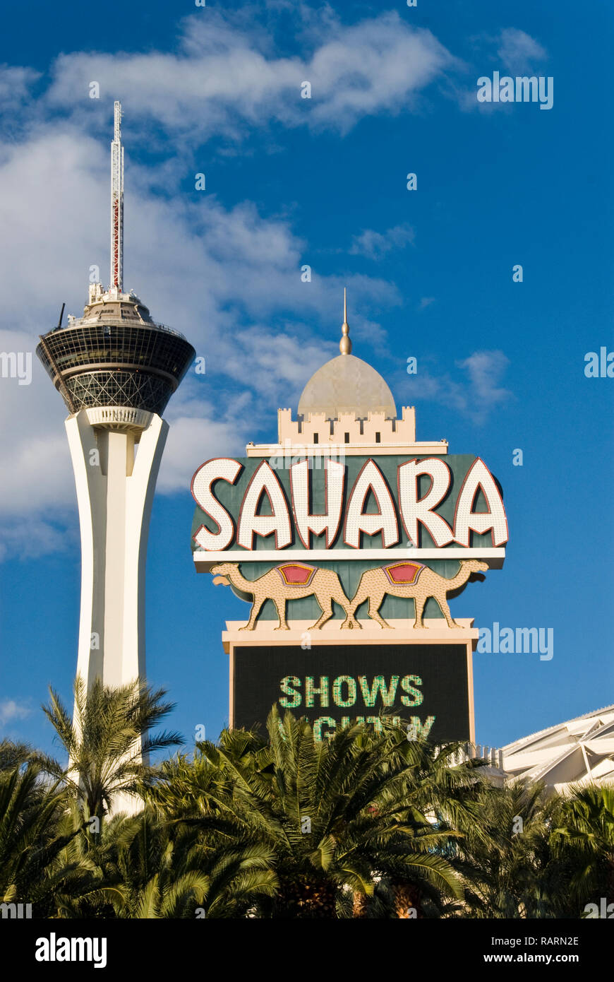 Sahara Hotel Las Vegas Stock Photos & Sahara Hotel Las Vegas Stock ...